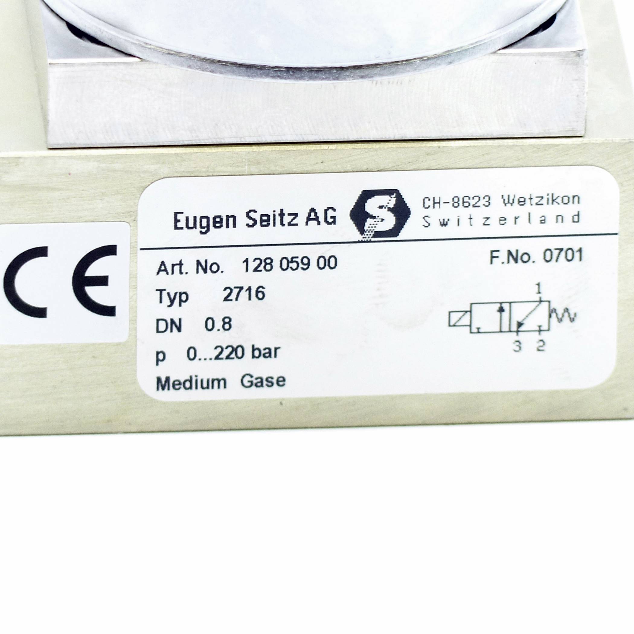 Maschinenteil24 | Eugen Seitz High Pressure Solenoid Valve | buy online