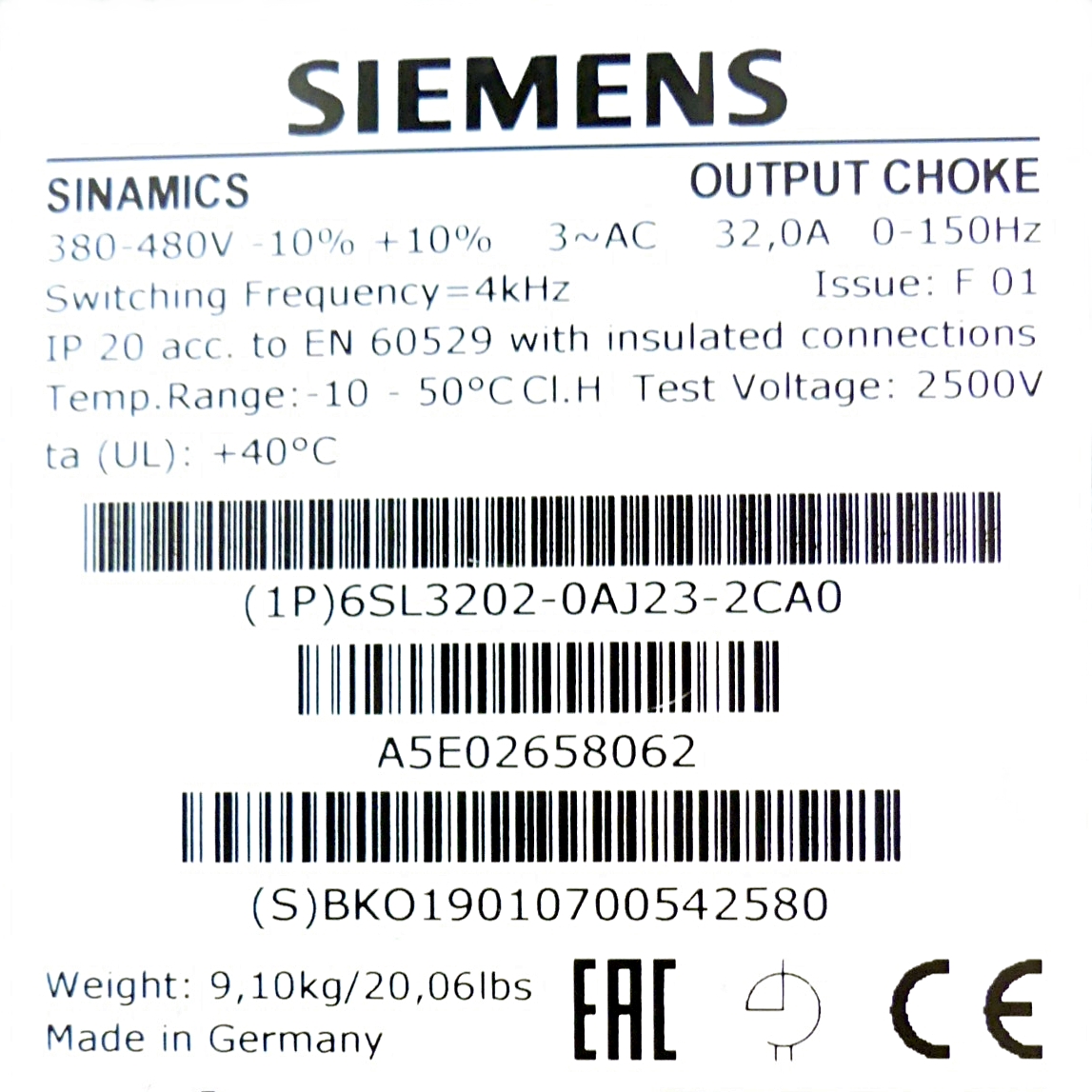 Maschinenteil24 | Siemens Output choke SINAMICS | buy online