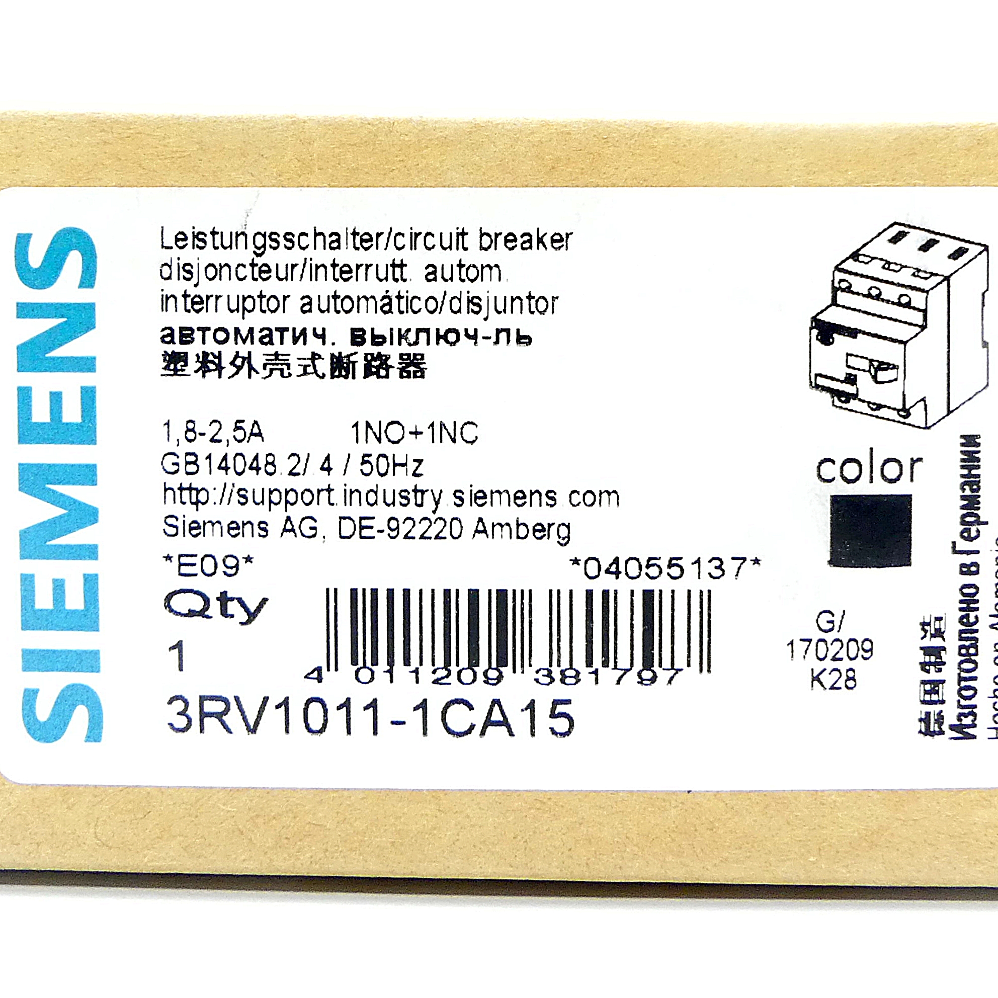 Maschinenteil24 | Siemens Circuit breaker | buy online