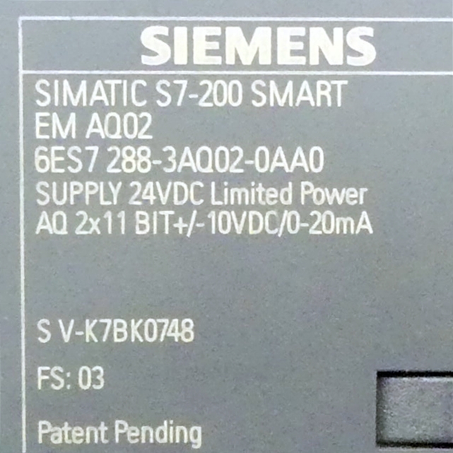 Maschinenteil24 | Siemens Simatic S7-200 Smart EM AQ02 | online kaufen