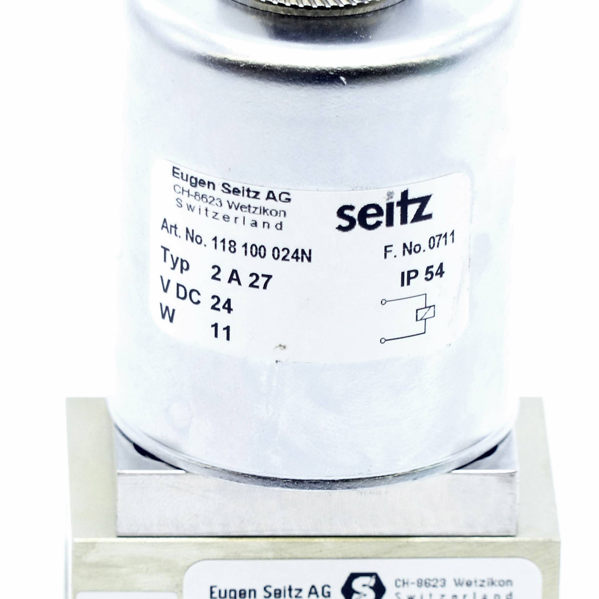 Maschinenteil24 | Eugen Seitz High Pressure Solenoid Valve | buy online