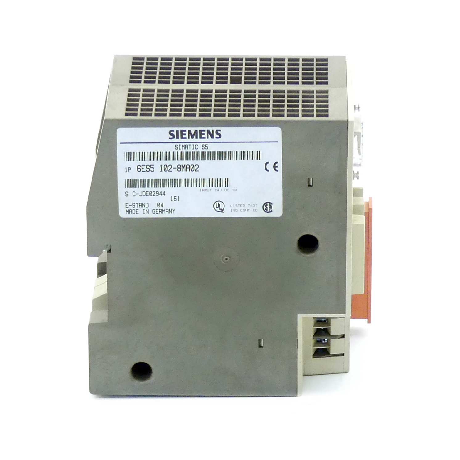 Maschinenteil24 | Siemens Central Processing Unit Simatic S5-100U | buy ...